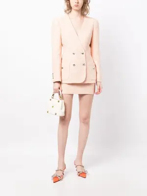 Alessandra Rich Sequin-embellished Tweed Blazer
