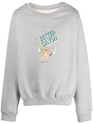 MARTINE ROSE Martine Rose Graphic Print Cotton Sweatshirt