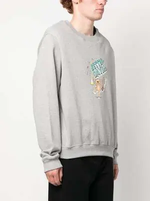 Martine Rose Graphic Print Cotton Sweatshirt