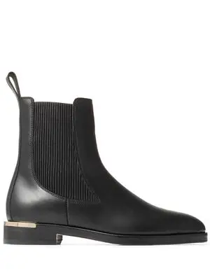 JIMMY CHOO Thessaly Leather Ankle Boots