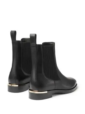 JIMMY CHOO Thessaly Leather Ankle Boots