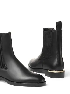 JIMMY CHOO Thessaly Leather Ankle Boots