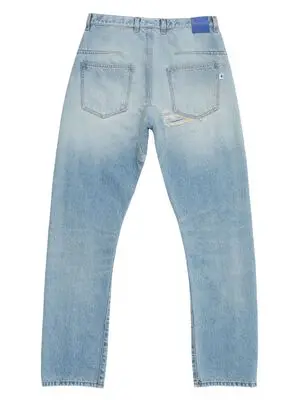 COUNTY OF MILAN Marcelo Burlon Bleached Straight-leg Jeans