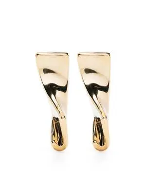 Jacquemus Les Boucles J Earrings - Gold