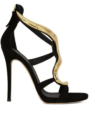 GIUSEPPE ZANOTTI Venere 120mm Stiletto Sandals - Black