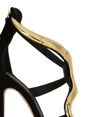 GIUSEPPE ZANOTTI Venere 120mm Stiletto Sandals - Black