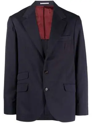 Brunello Cucinelli Single-breasted Cotton Blazer
