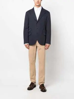 Brunello Cucinelli Single-breasted Cotton Blazer
