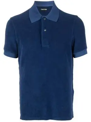 TOM FORD Towelling-finish Polo Shirt