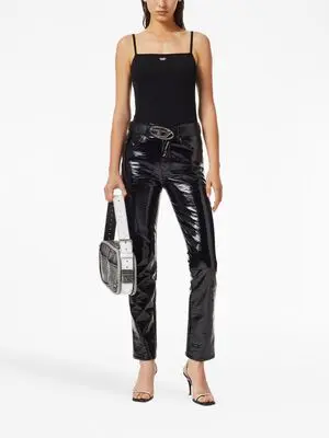 DIESEL® Logo-appliqué Tank Top - Black