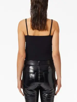 DIESEL® Logo-appliqué Tank Top - Black
