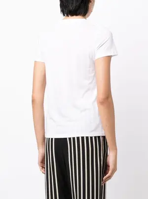 Vince Round-neck Cotton T-shirt - White