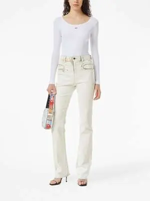 DIESEL® T-ballet-d Long-sleeve T-shirt - White