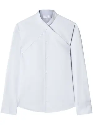 Off-White Crossover-strap Cotton Shirt