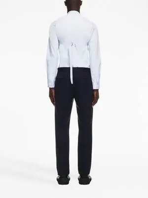 Off-White Crossover-strap Cotton Shirt