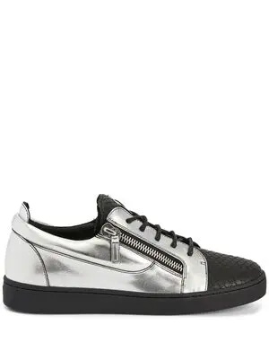 GIUSEPPE ZANOTTI Frankie Double-zip Low-top Sneakers - Multicolour