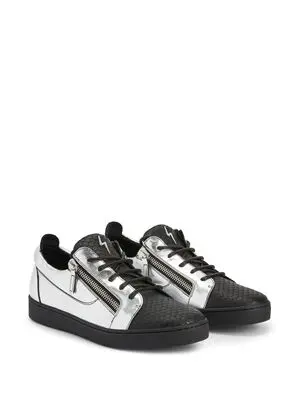 GIUSEPPE ZANOTTI Frankie Double-zip Low-top Sneakers - Multicolour