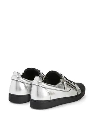 GIUSEPPE ZANOTTI Frankie Double-zip Low-top Sneakers - Multicolour