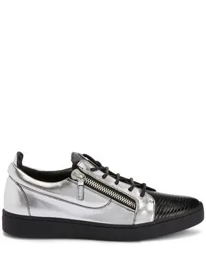 GIUSEPPE ZANOTTI Frankie Double-zip Low-top Sneakers - Multicolour