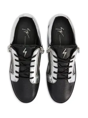 GIUSEPPE ZANOTTI Frankie Double-zip Low-top Sneakers - Multicolour