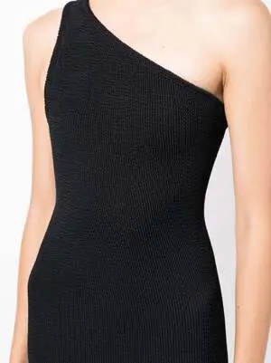 Hunza G Nancy One-shoulder Dress