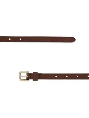 Dolce & Gabbana Buckled Leather Belt - Brown