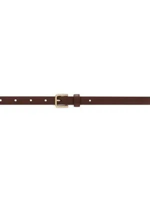 Dolce & Gabbana Buckled Leather Belt - Brown
