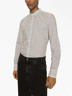 Dolce & Gabbana Dg-print Long-sleeve Shirt