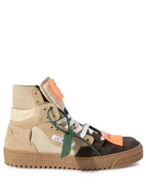 Off-white Patchwork Sneakers For Women