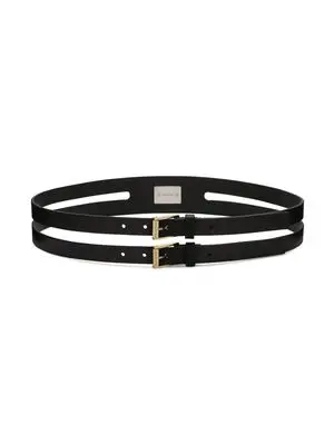 Dolce & Gabbana Logo-plaque Double-strap Belt