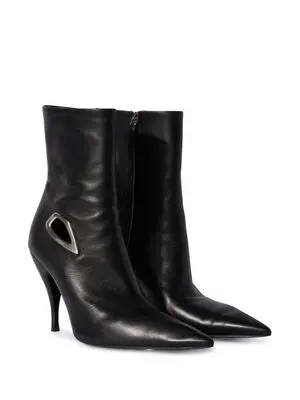 Off-White Crescent Ankle Boots