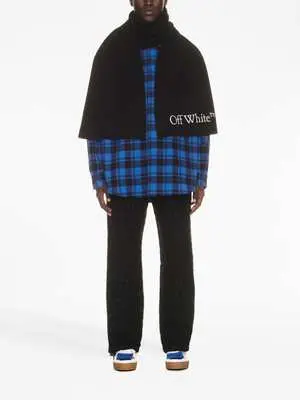 Off-White Bookish Logo-knit Scarf