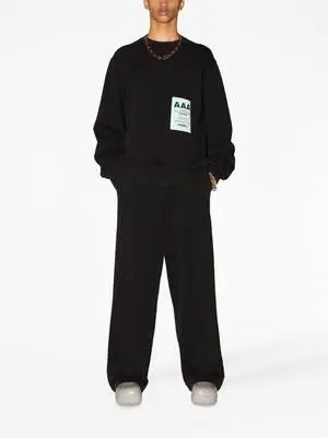 AMBUSH Pass-patch Cotton Sweatshirt - Black