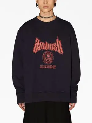 AMBUSH Academy Cotton-blend Sweatshirt - Blue