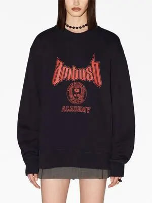 AMBUSH Academy Cotton-blend Sweatshirt - Blue