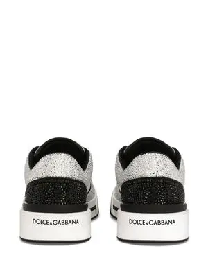 Dolce & Gabbana Roma Rhinestone-embellished Sneakers