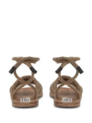Dolce & Gabbana Tie-fastening Rope Sandals