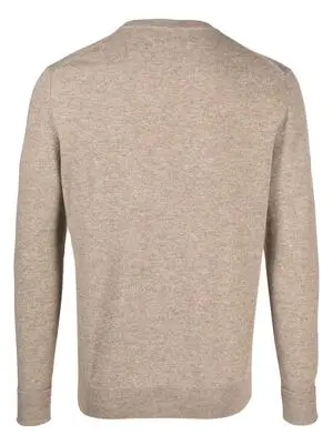 BALLANTYNE Argyle-knit Cashmere Jumper - Neutrals