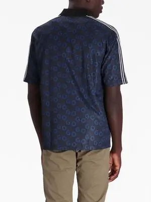 Hugo Monogram-print Polo Hirt