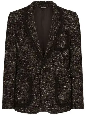 Dolce & Gabbana Single-breasted Wool Blazer