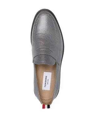 Thom Browne Classic Penny Loafers - Grey