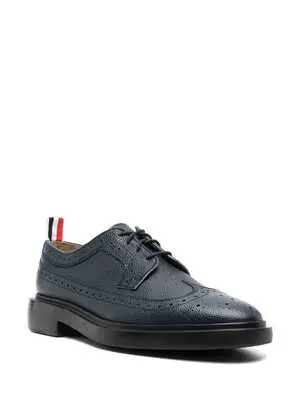 Thom Browne Lace-up Leather Brogue - Blue