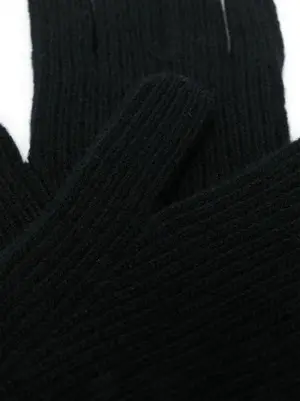 BARRIE Intarsia Knit Gloves