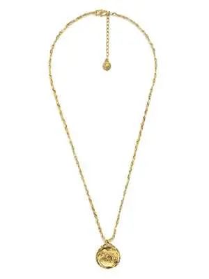 GOOSSENS Talisman Aries Medallion Necklace - Gold