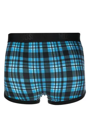 Moschino Check-print Boxer Briefs