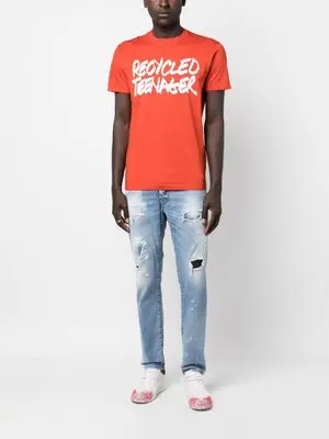 Dsquared2 Graphic-print Cotton T-shirt