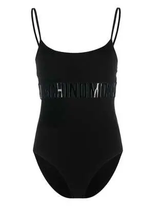 Moschino Embossed-ogo Cotton Bodysuit