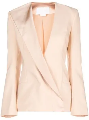 GENNY Single-breasted Blazer - Neutrals