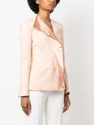 GENNY Single-breasted Blazer - Neutrals