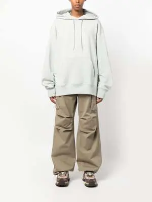 Y3 Logo-patch Organic Cotton Hoodie